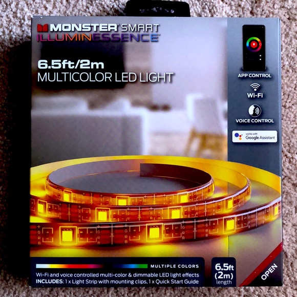 Other | Monster Smart Illuminessence 65 Ft Multicolor Led Lights | Poshmark